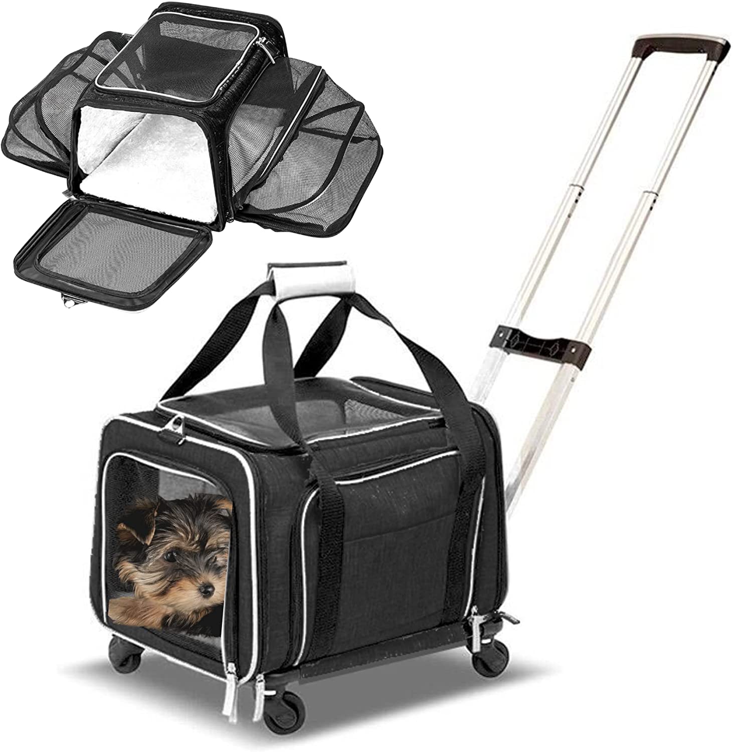 Pet Carrier With Wheels – Cozy Cruiser